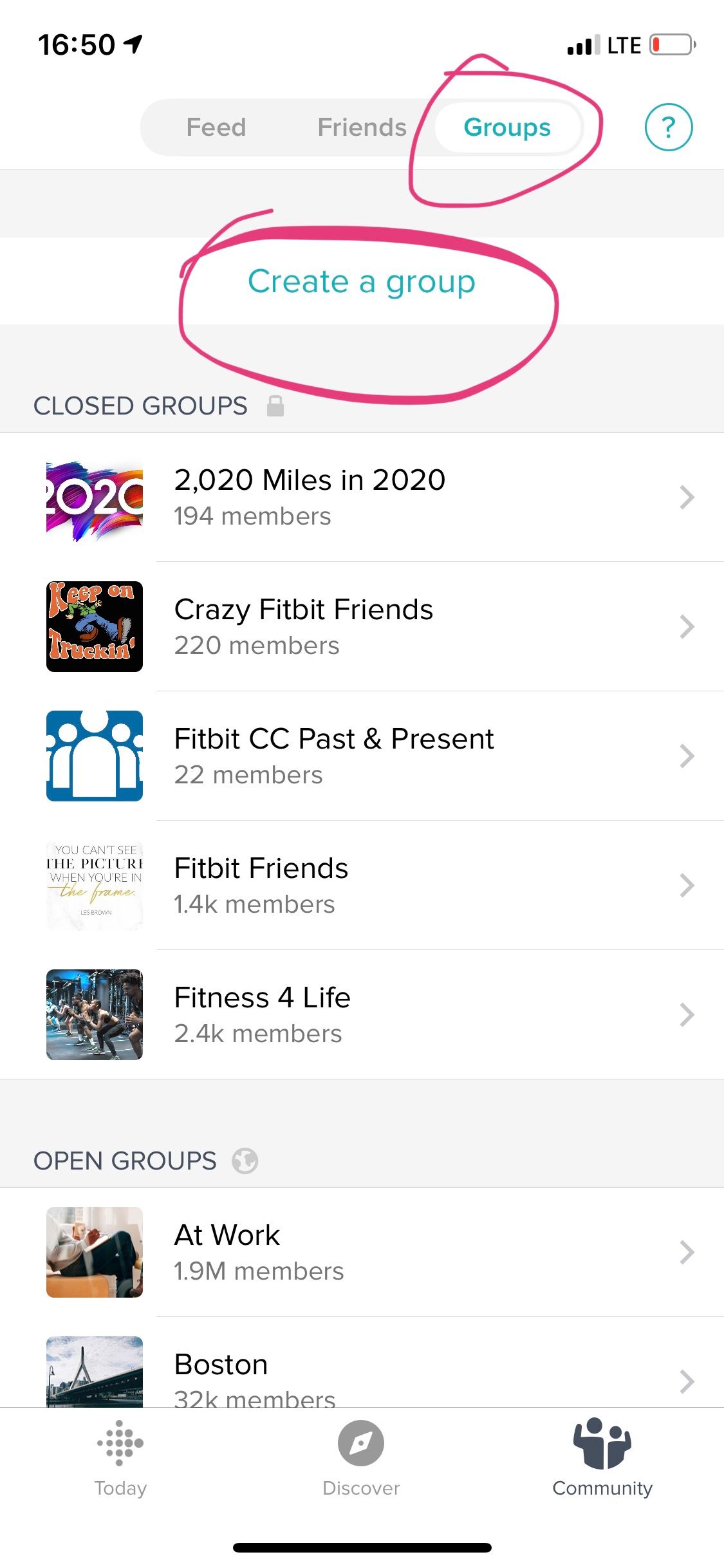Solved: How Do I create a closed group for people to track... - Fitbit ...