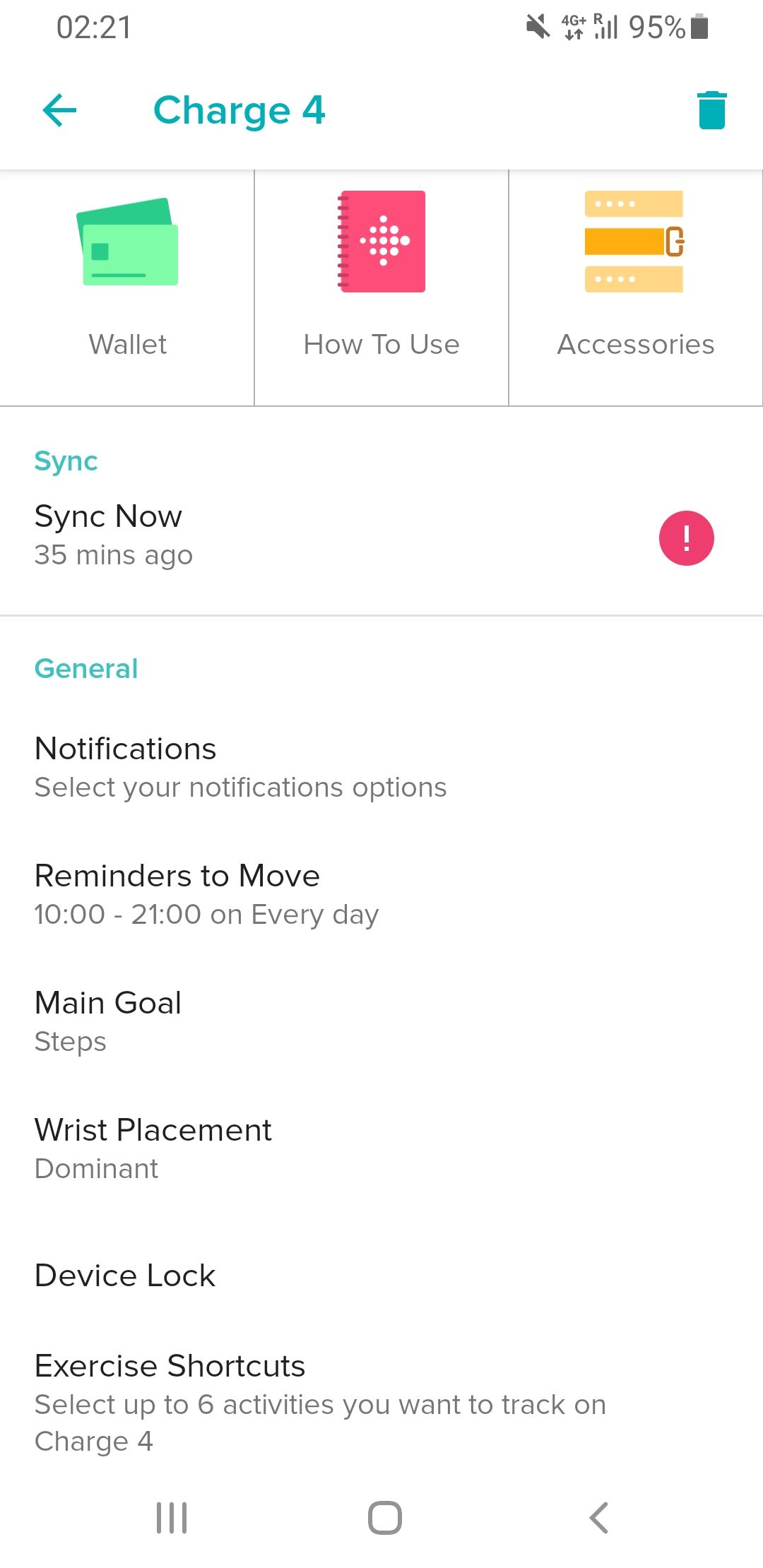 Unable to find Health & Wellness reminders on app - Fitbit Community