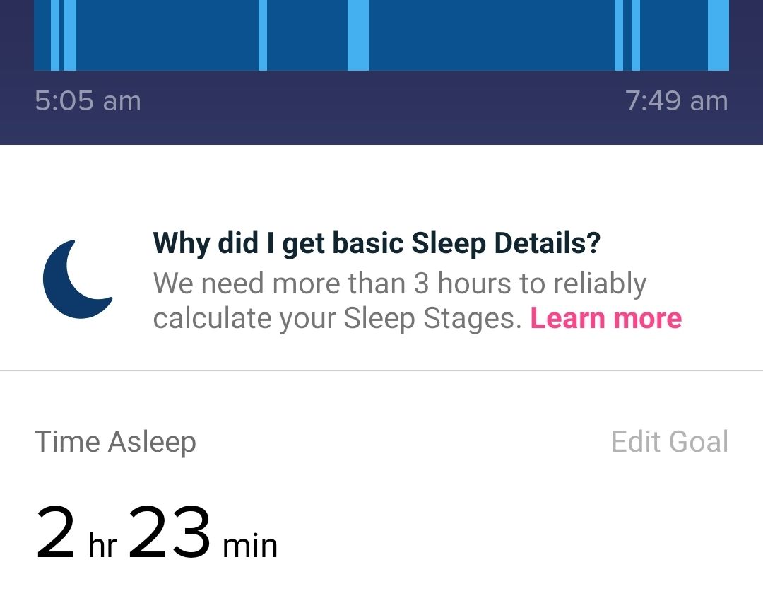 Fitbit Sense not tracking sleep stages - Fitbit Community