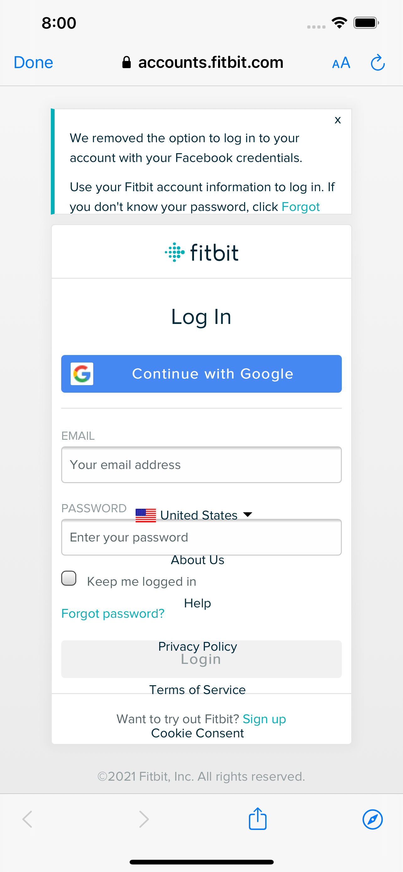 Solved Fitbit Web Api Oauth Ui Prevent Clicking The Login Fitbit Community