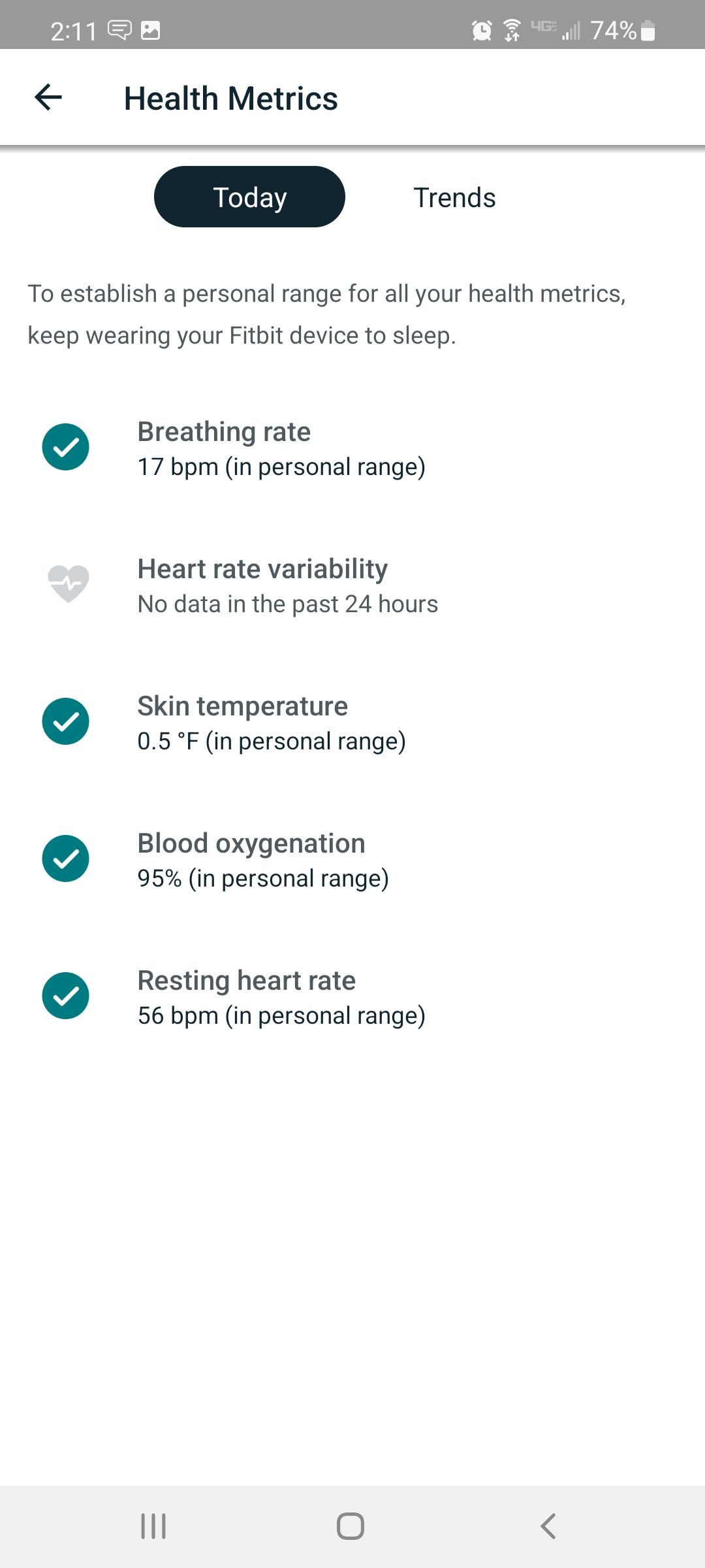 Luxe Stop Measuring Heart Rate Variability Fitbit Community