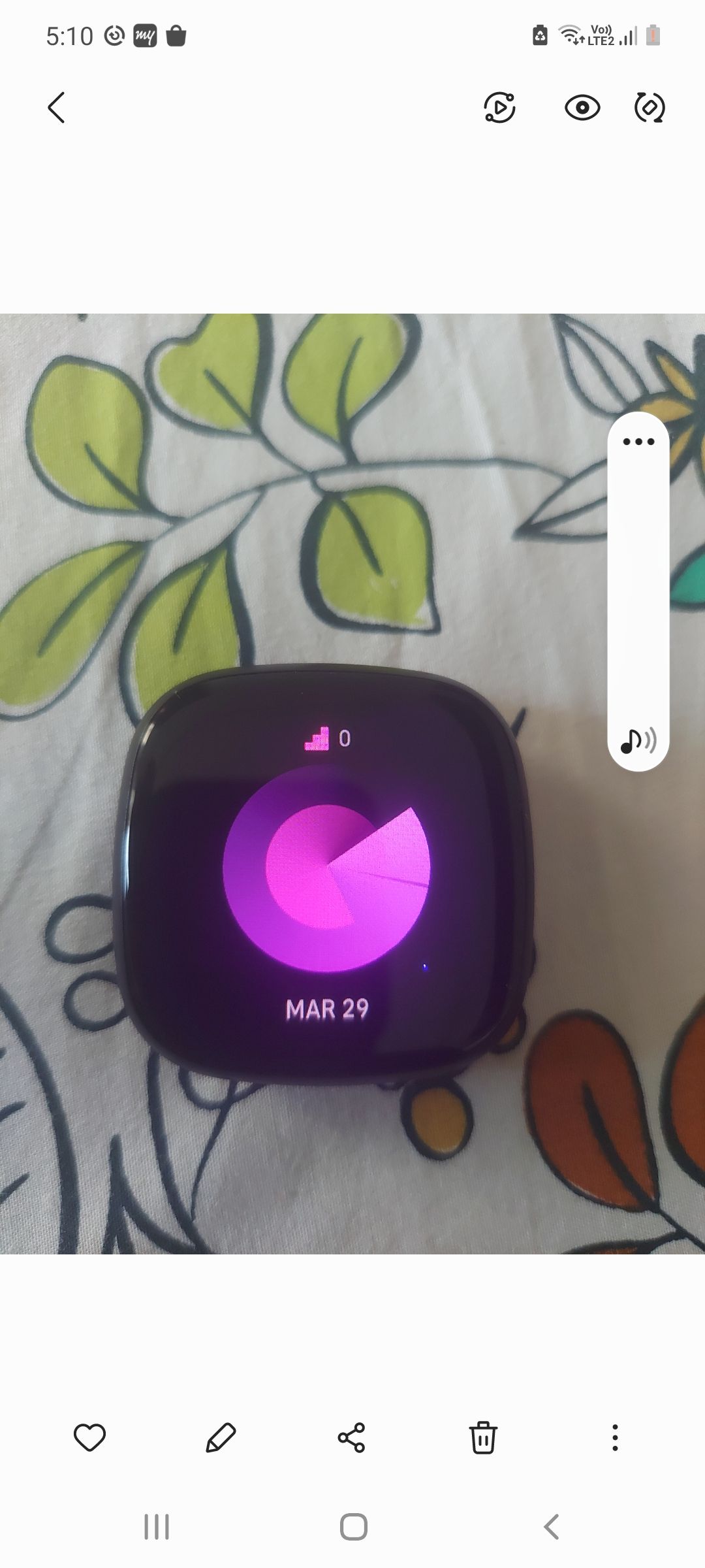 Solved: Versa 3 screen has a blue spot - Fitbit Community
