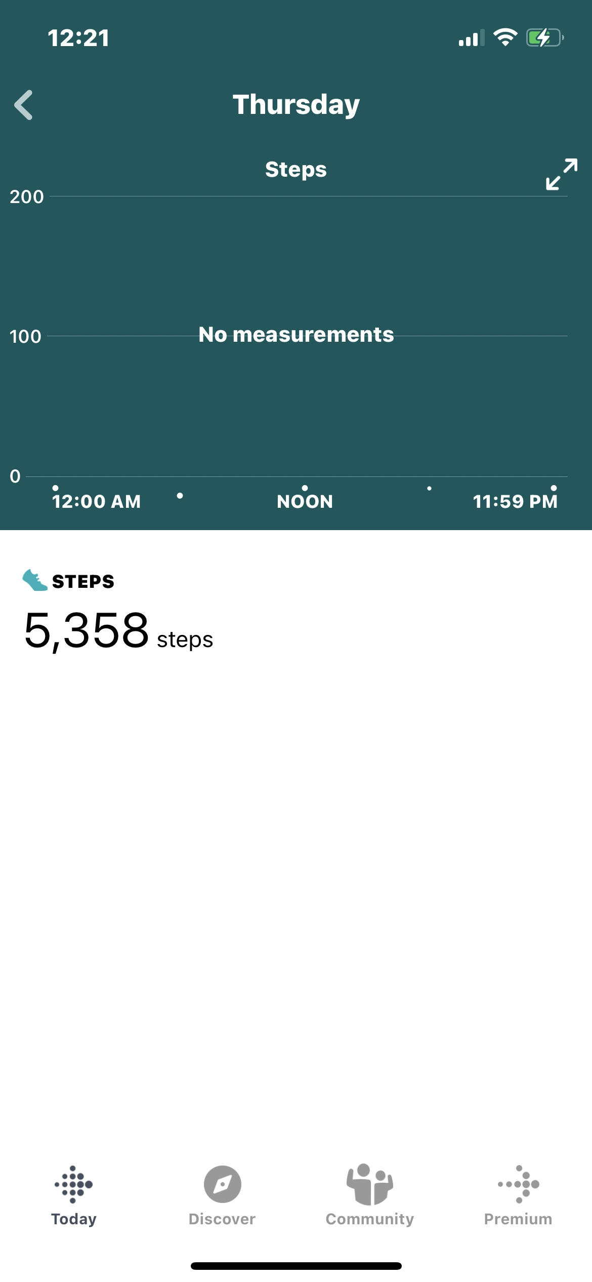 Solved: Graphs show "no measurements" instead of data - Fitbit Community