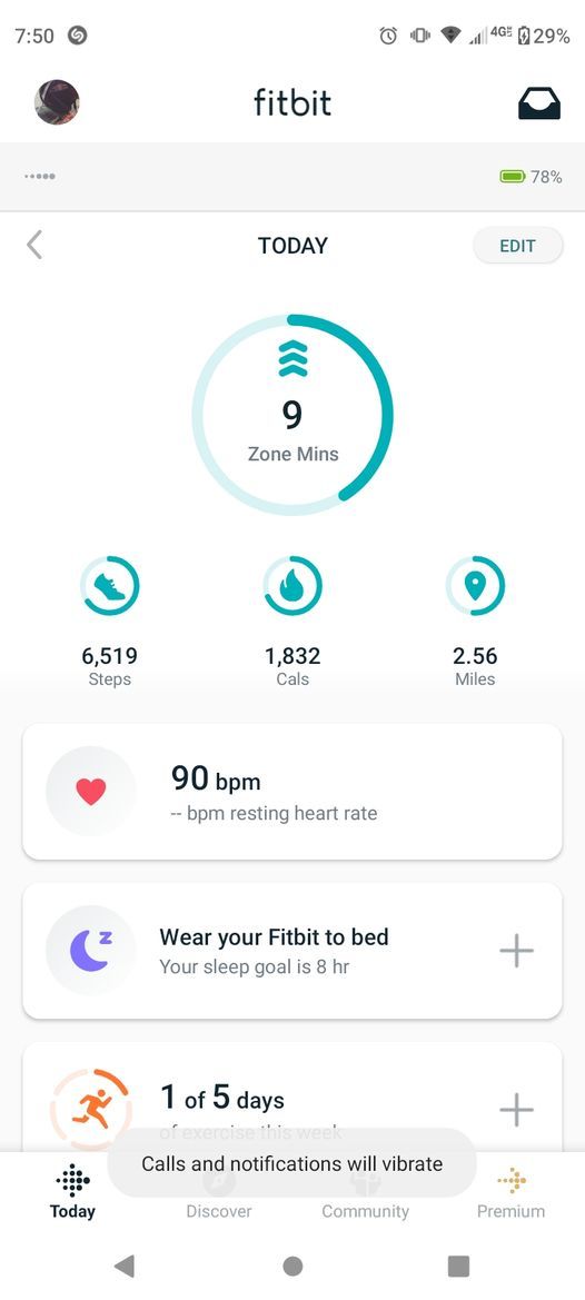 Solved: No Measurements for Heart-rate after update - Fitbit Community