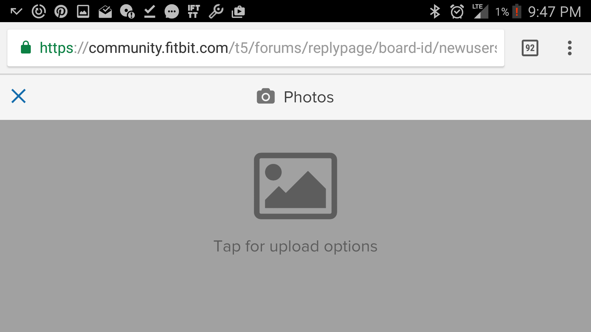 How To: Add An Image To Your Post - Page 4 - Fitbit Community