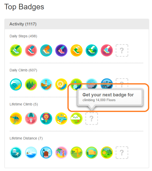 Fitbit Floors Badges In A Day | Floor Roma