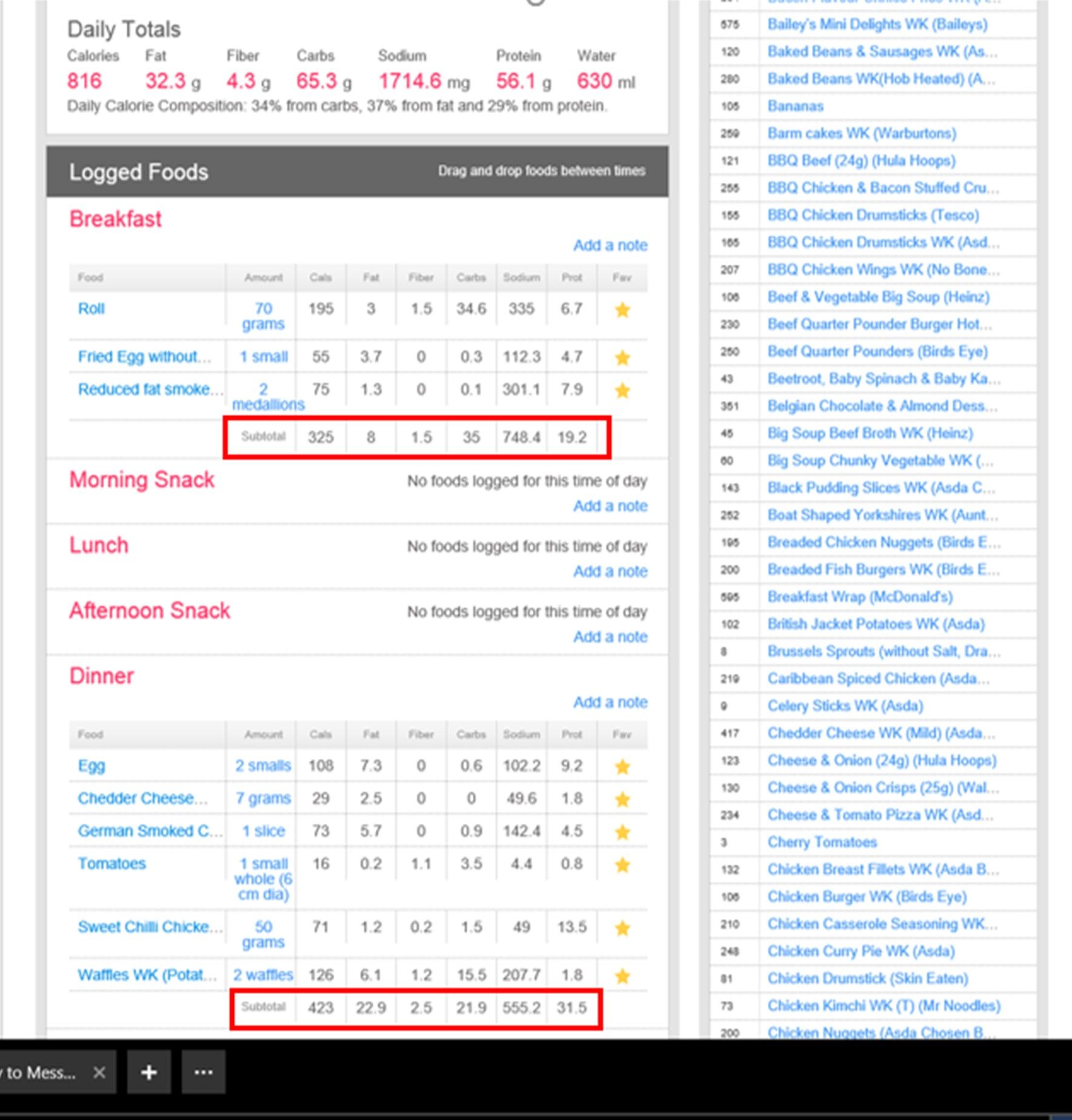 Bring the old food log interface back. - Fitbit Community