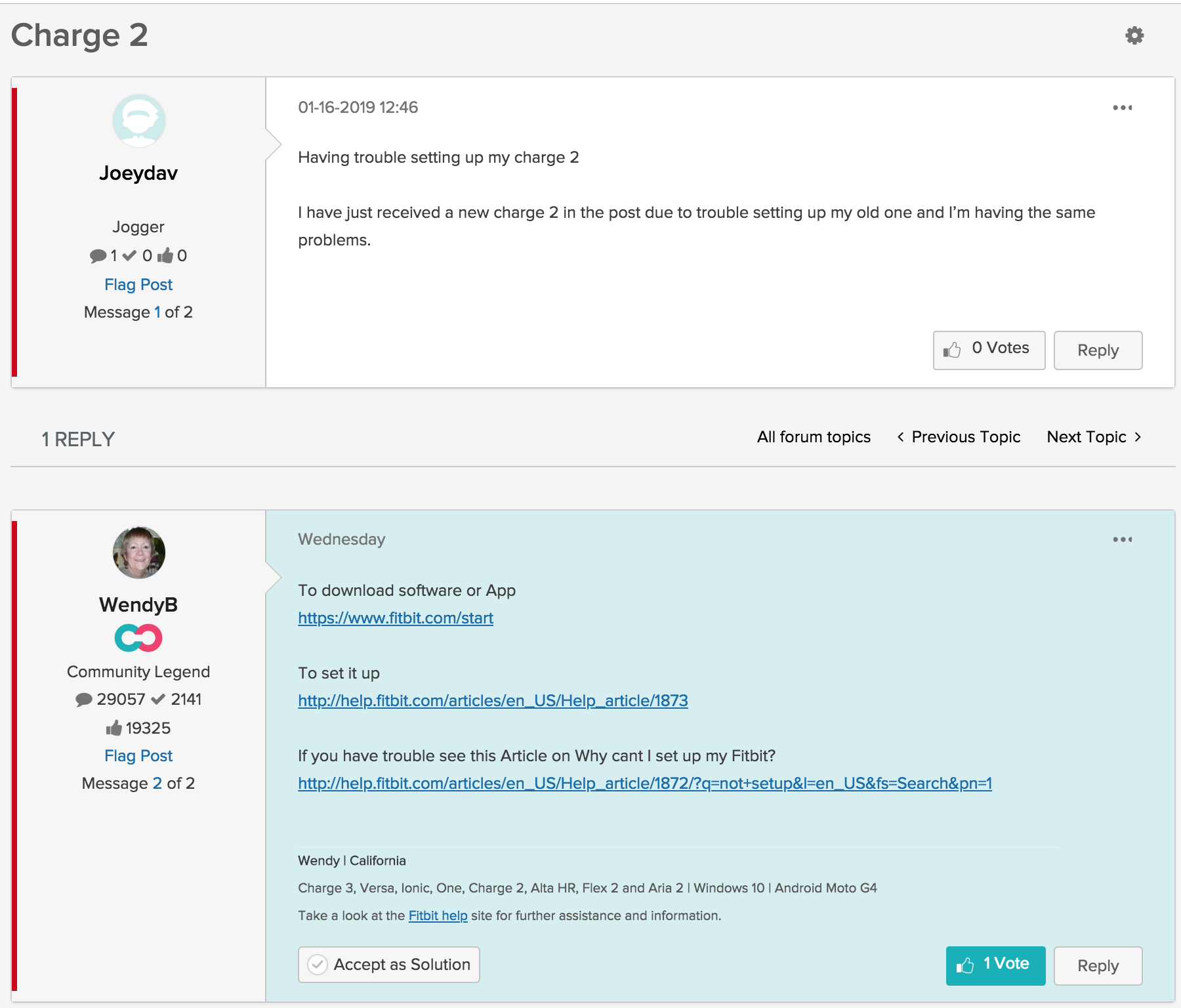 How-to: Vote for a Post - Fitbit Community