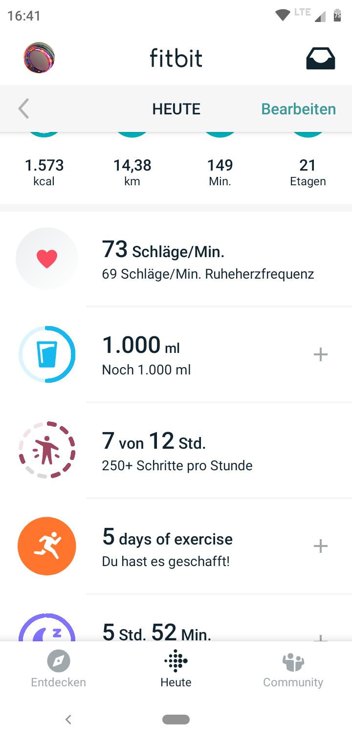 Gelöst: Stündliche Aktivität - Fitbit Community